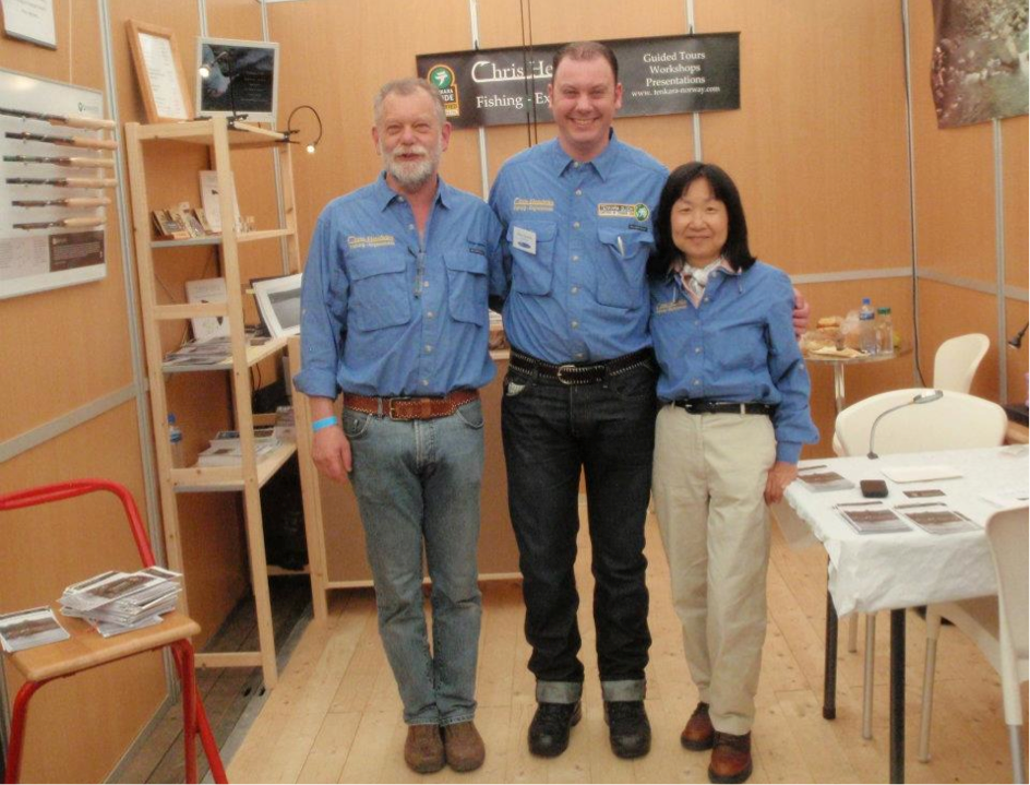 Tenkara in Europe Chris Hendriks spreads tenkara at the European Fly F ...