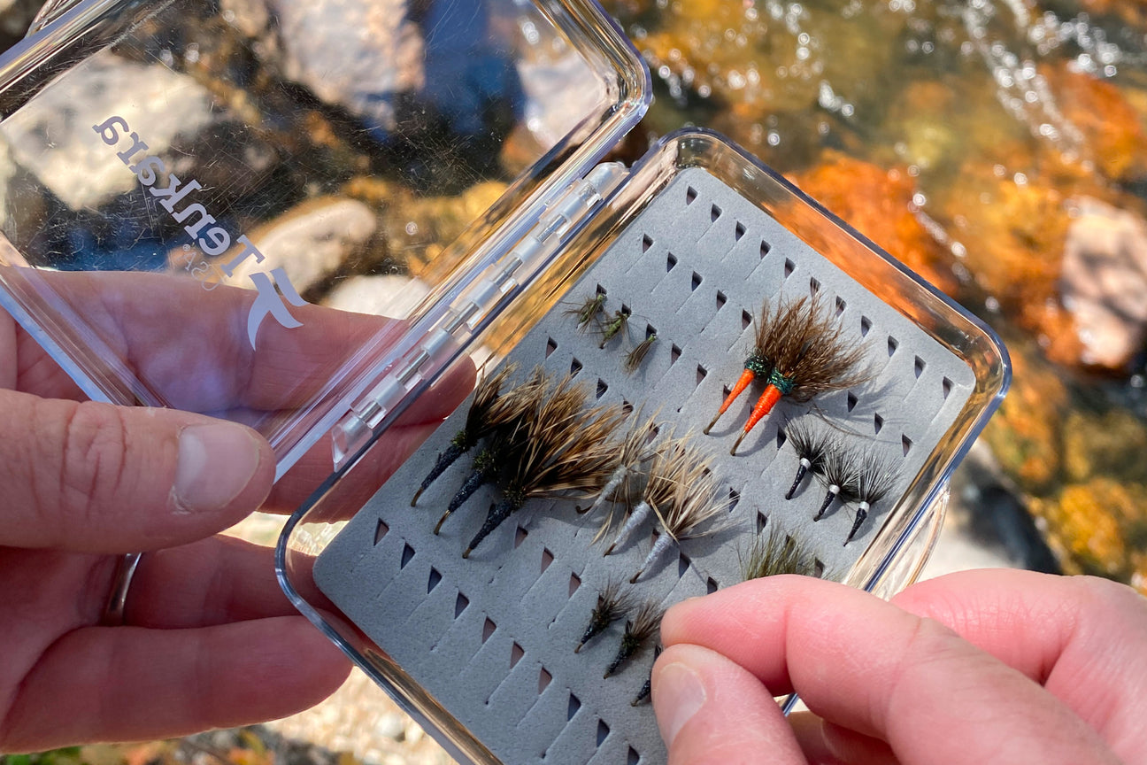 Assortment of Tenkara Flies: Get 21 flies in a fly box – Tenkara USA